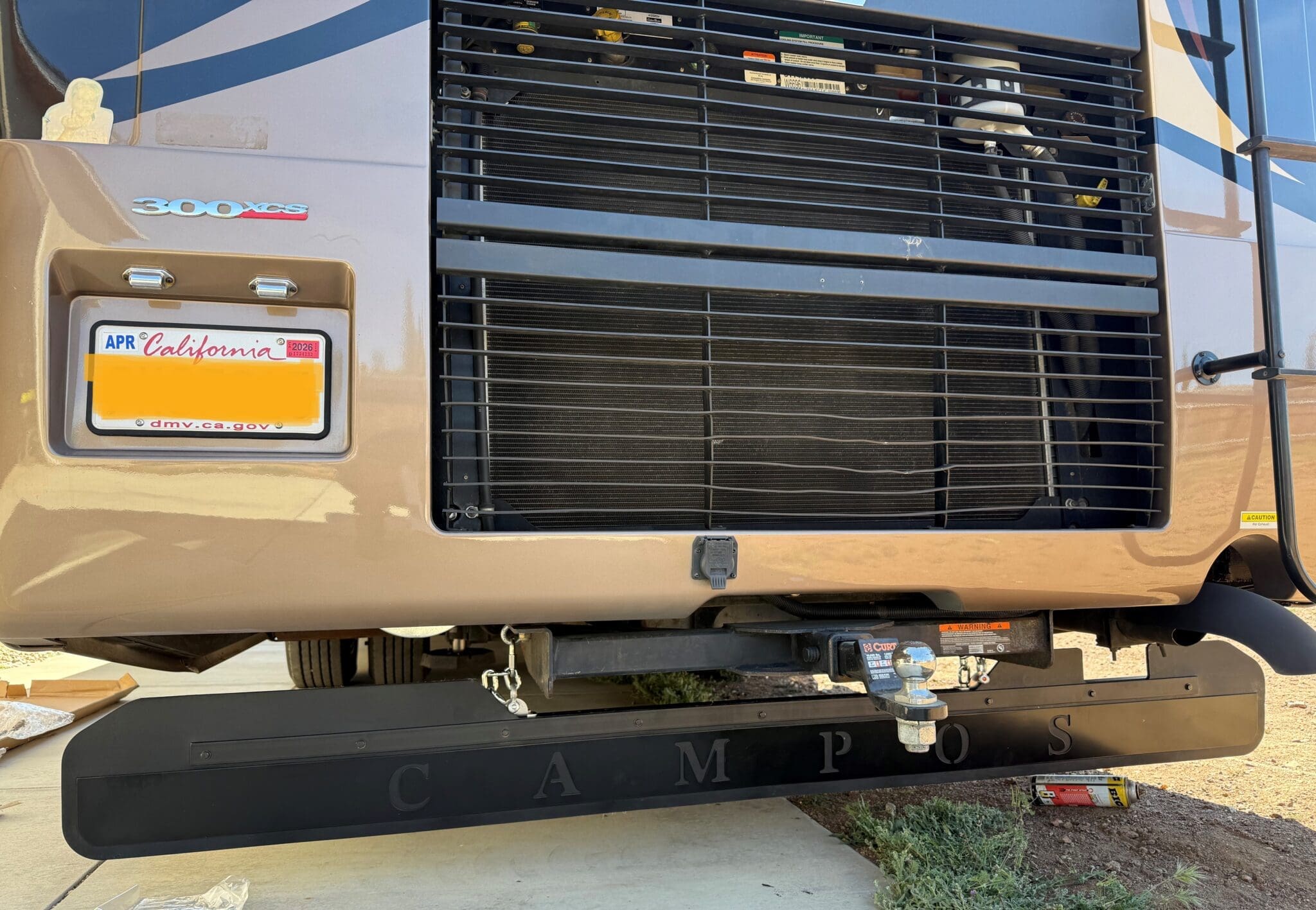 Duraflap Motorhome Mud Flap with Cutout and Custom Text Custom Mud ...
