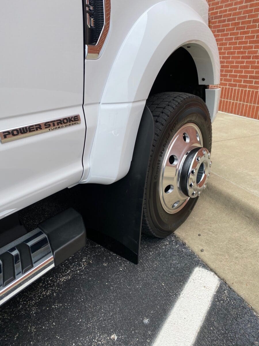 Duraflap Ford F450/F550/F600 Front 2017-2022 Custom Mud Flaps & Weights