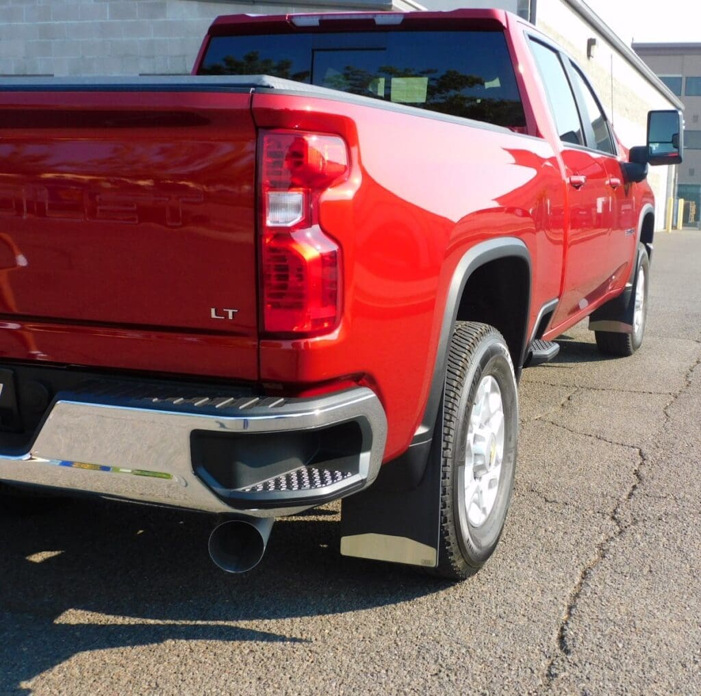 Duraflap Chevy 2500/3500 Single Rear Wheel 2020 - 2025 Custom Mud Flaps ...