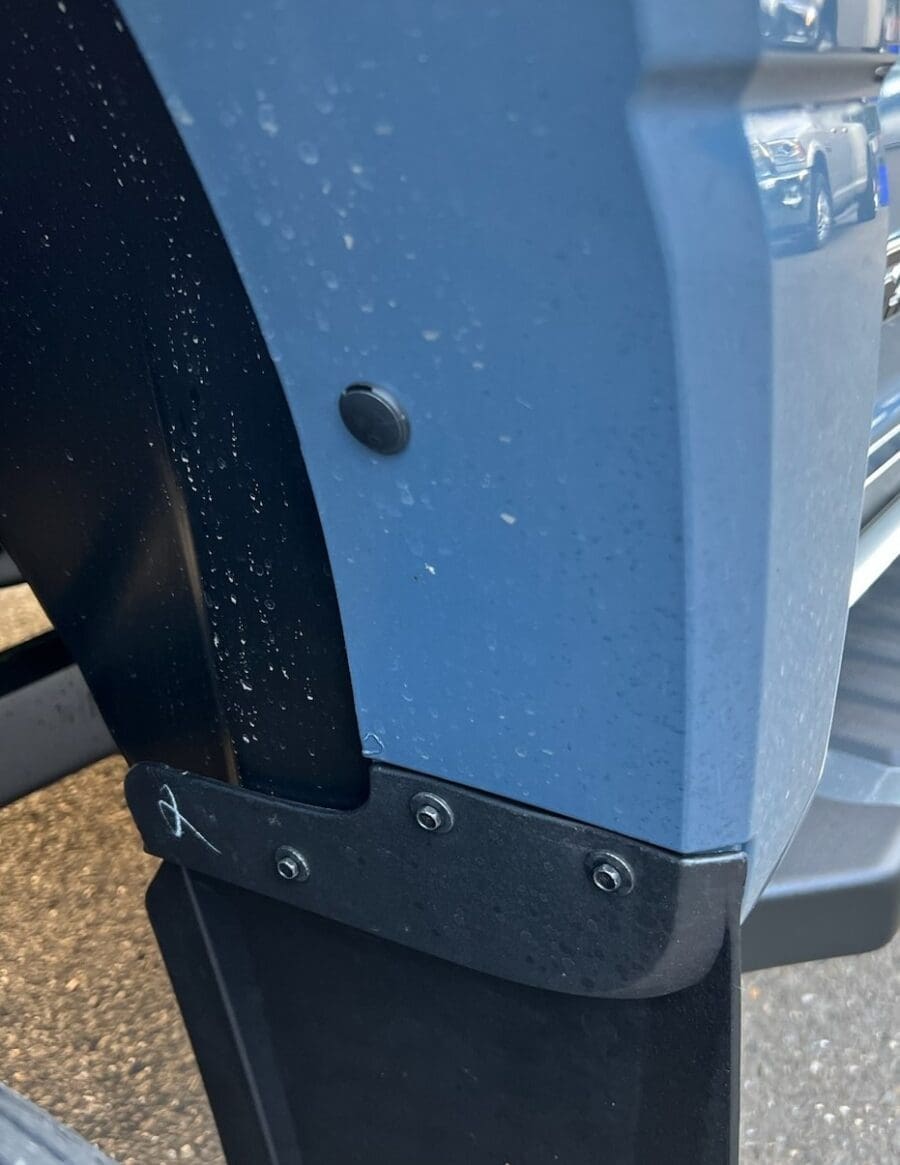 Duraflap Ford F450/F550/F600 Front 2023-2024 Custom Mud Flaps & Weights